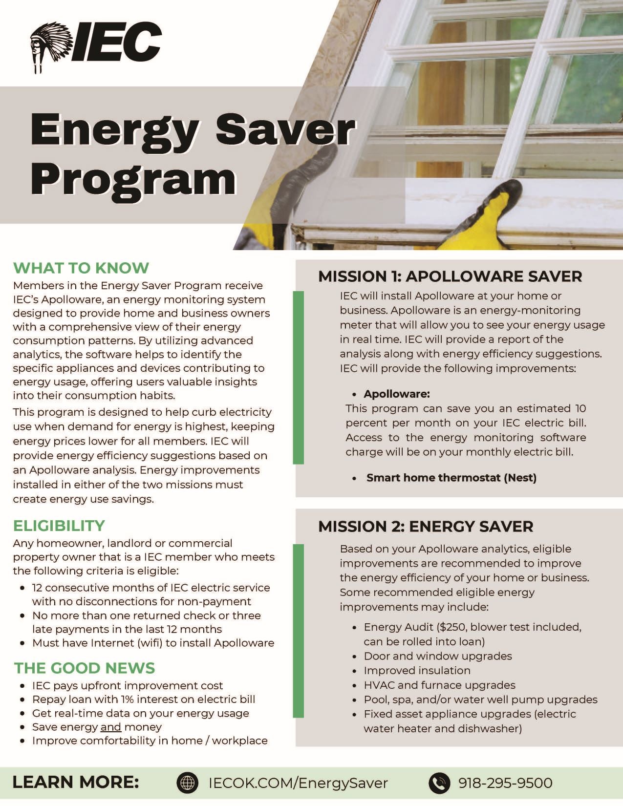 Energy Saver Program | Indian Electric Cooperative